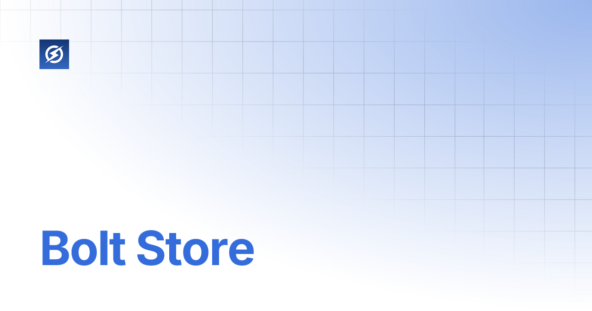 Bolt Store | Legion Network