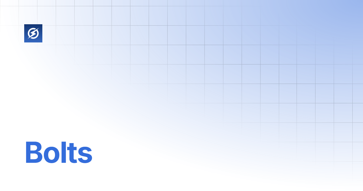 Bolts | Legion Network